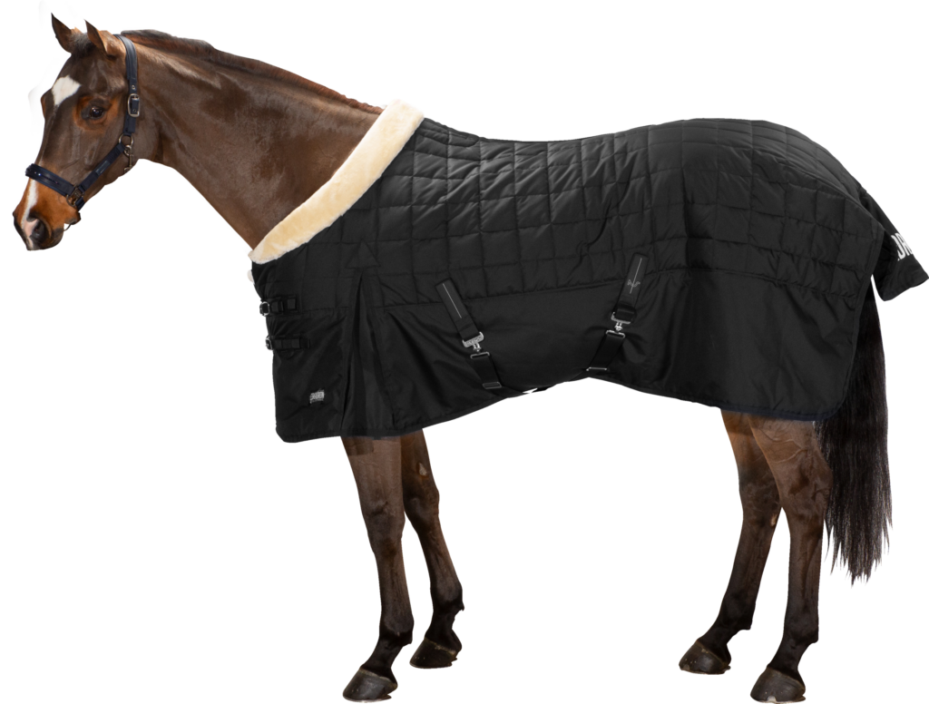Stable Rug ZETA FauxFur Basics - Iron Horse